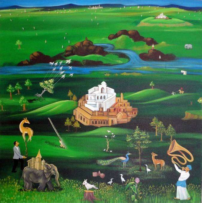 Proverb 2 by artist Sunil Lohar – Image, Painting | Mojarto