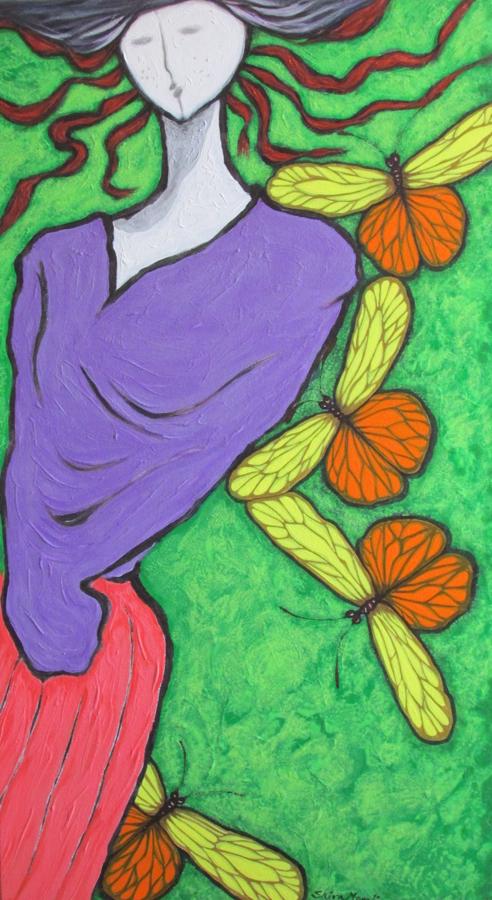 With Colourful Wings Of Butterflies by artist Shivayogi Mogali – Image ...