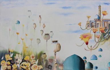 Greeshm Ritu 5 by artist Vijay Kiyawat – Image, Painting | Mojarto