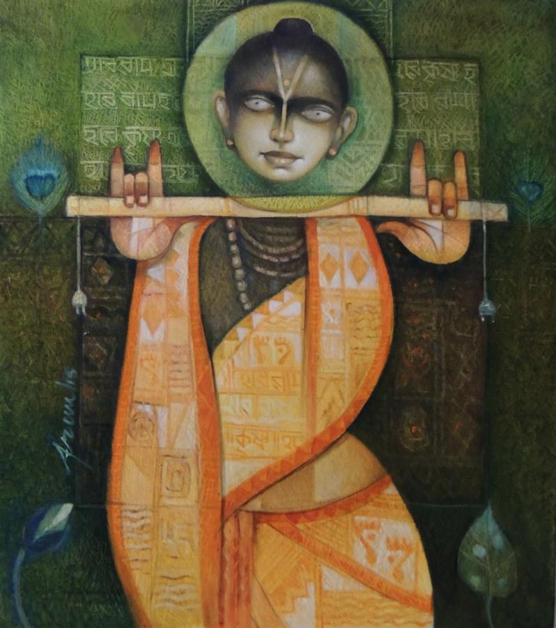 Krishna of Bengal Tradition by artist Arun Kumar Samadder – Image ...