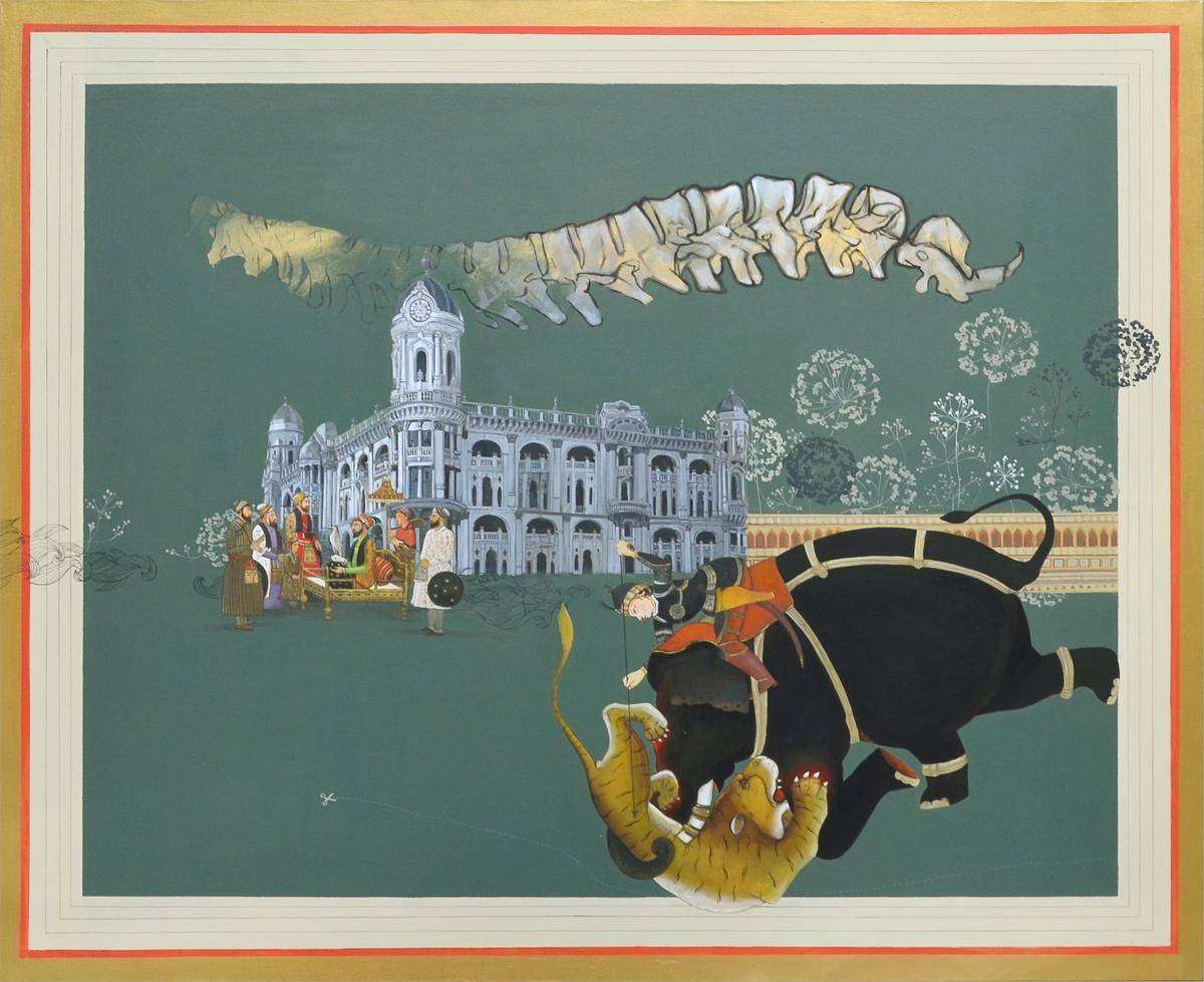 Painting 6 by artist Pradip Das – Image, Painting | Mojarto