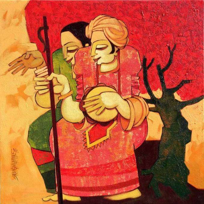 Jogva 10 by artist Sarang Waghmare – Image, Painting | Mojarto