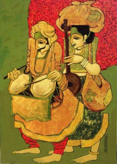 Jogva 10 by artist Sarang Waghmare – Image, Painting | Mojarto