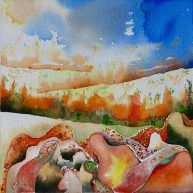 Greeshm Ritu 5 by artist Vijay Kiyawat – Image, Painting | Mojarto