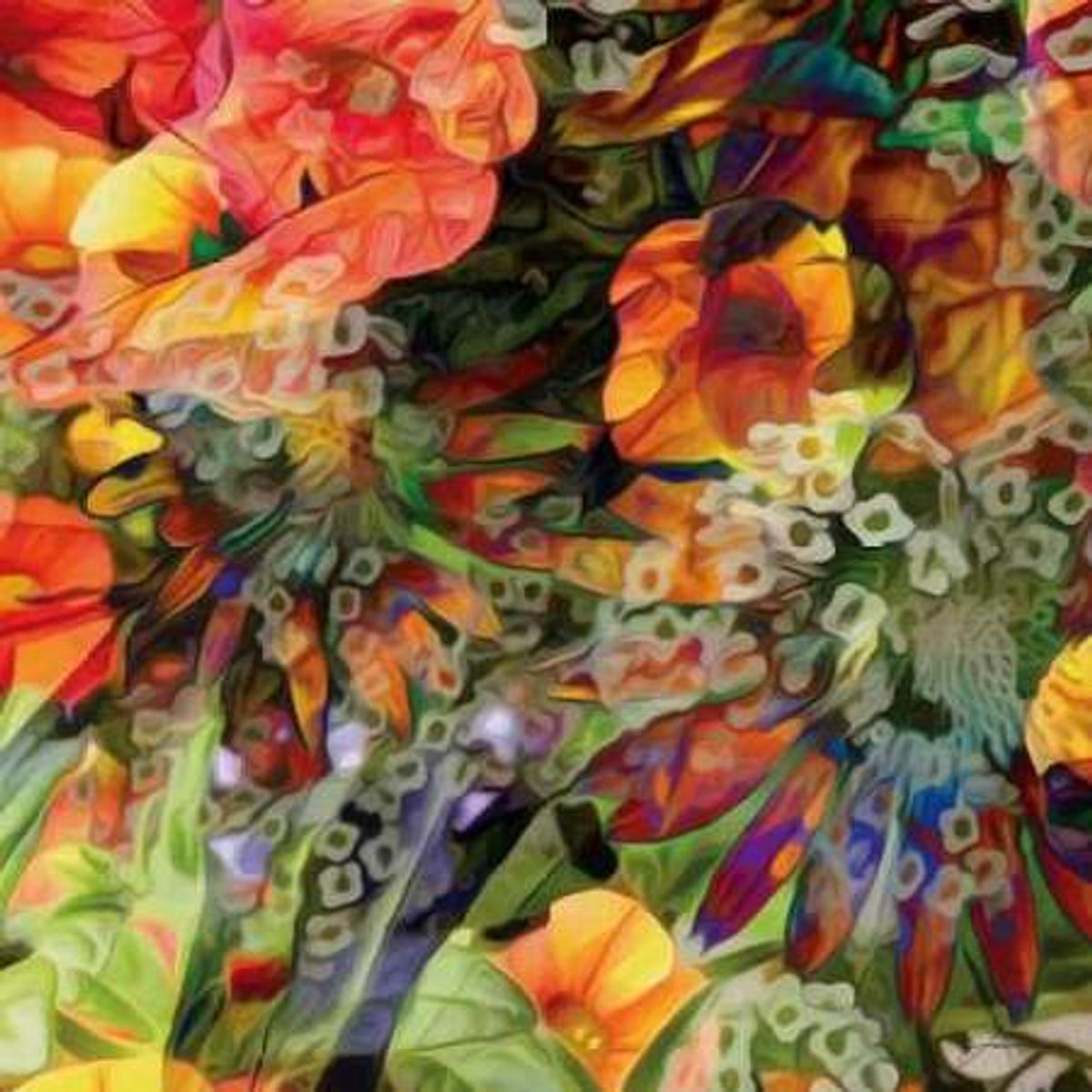 Embellished Eden Tile III by Burghardt, James Online | Mojarto