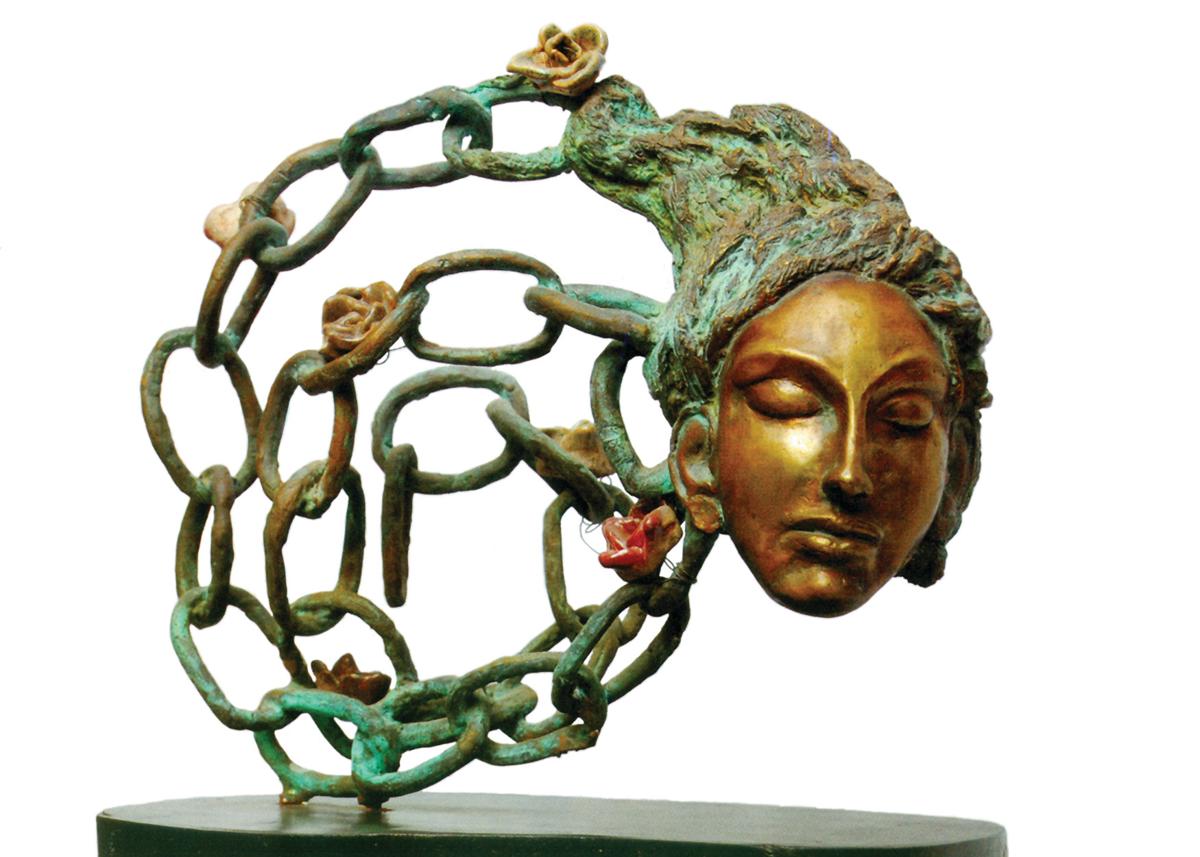 Unshackled from confines by artist UMA ROYCHOWDHURY – Image, Sculpture ...
