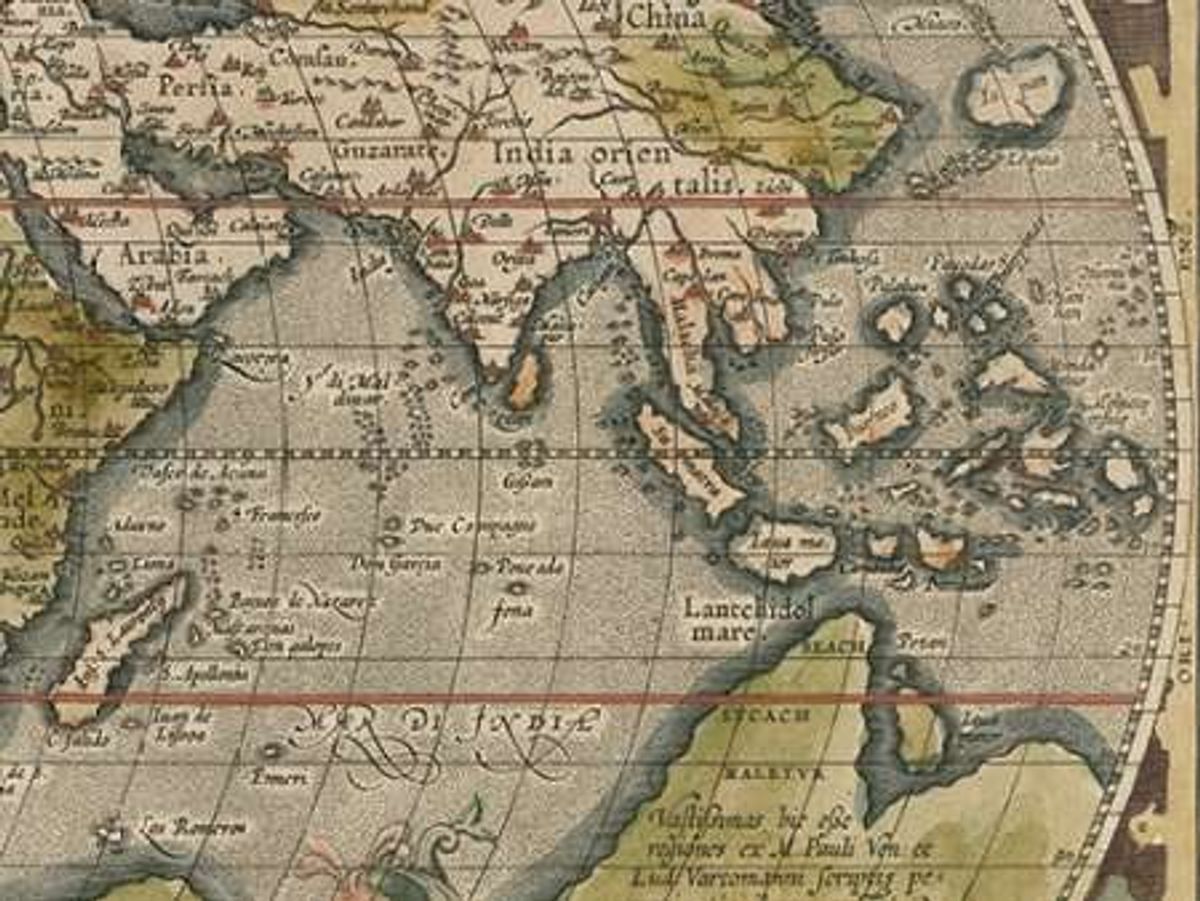 Antique World Map Grid VI by Vision Studio Online | Mojarto
