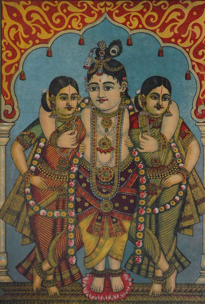 Ravi Varma Paintings Of Baby Krishna