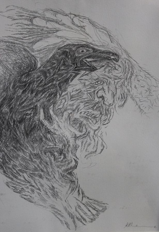 Ramayan Series by artist Krishen Khanna – Image, Drawing | Mojarto