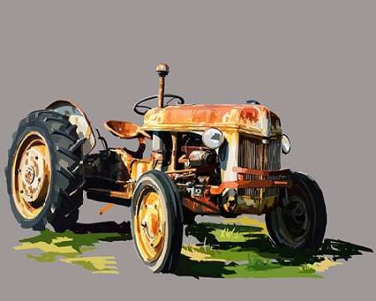 Vintage Tractor II by Kalina, Emily Online | Mojarto