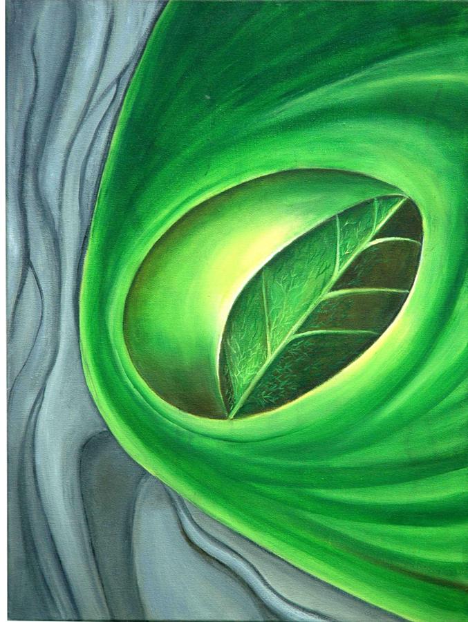 Abstract in Nature by artist Geetha Ramasesh – Image, Painting | Mojarto