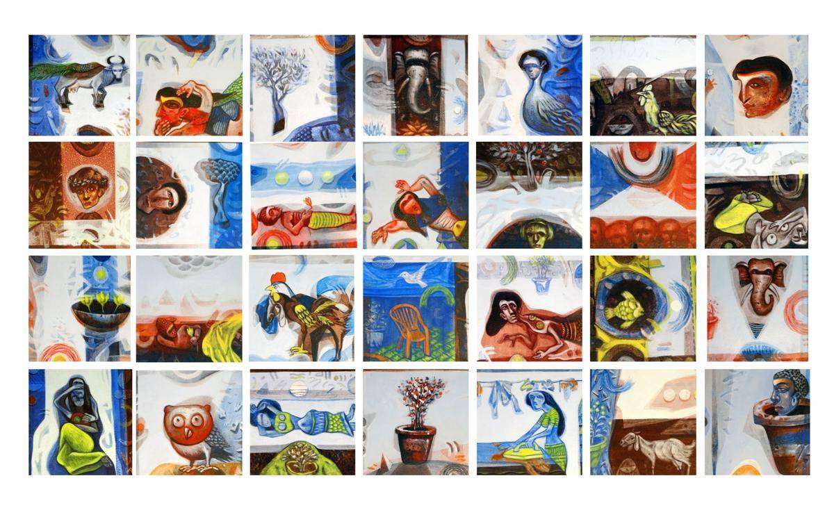 Color of Life by artist Mahesh Pal Gobra – Image, Painting | Mojarto