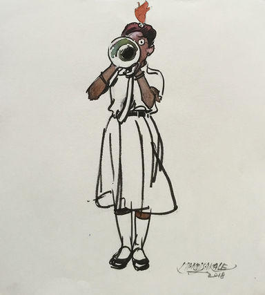 Mischief by artist Ria Das – Image, Painting | Mojarto