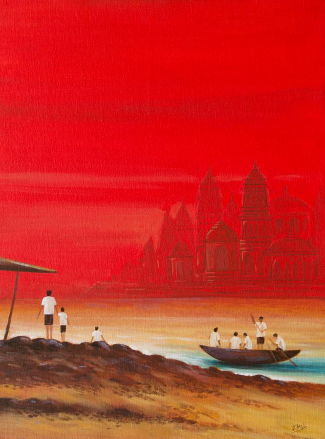 Seascape-29 by artist Atul Virkar – Image, Painting | Mojarto