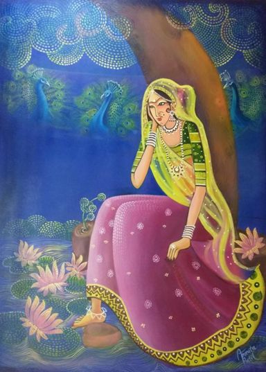 Love by artist Amruta Patil – Image, Painting | Mojarto