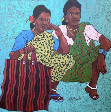 untitled-7 by artist Srinivasa Chary – Image, Painting | Mojarto