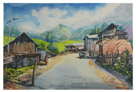 Bulls by artist Roney Devassia – Image, Painting | Mojarto