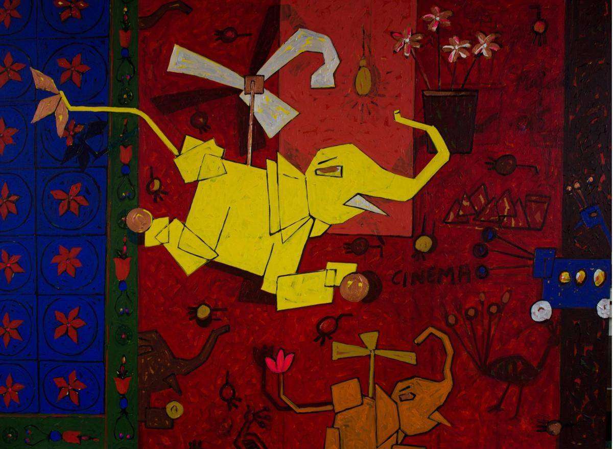 khilona IV by artist Mohd Majeed Mansoori – Image, Painting | Mojarto