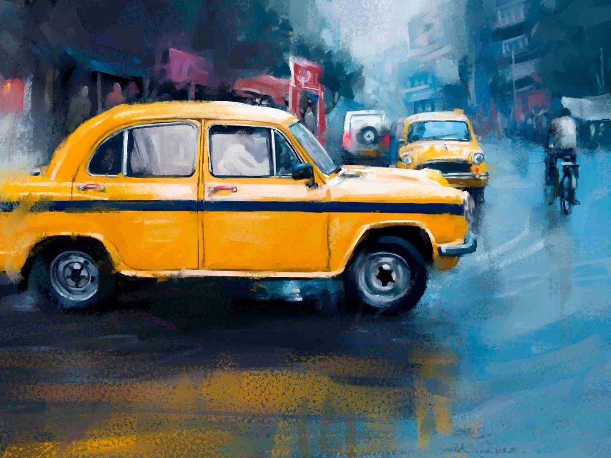 Yellow Taxi- 22 by artist The Print Studio – Image, prints | Mojarto