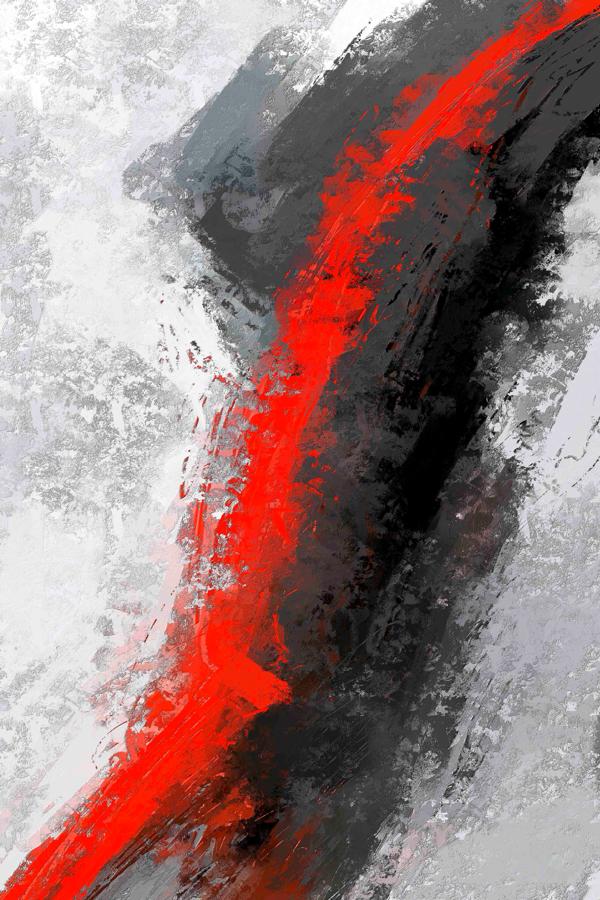 The Red Stroke by artist The Print Studio – Image, prints | Mojarto
