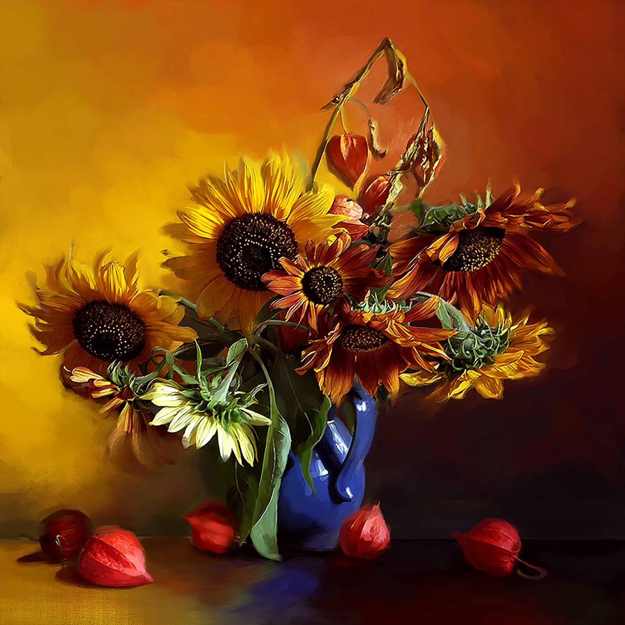 Still Life with Flowers - 25 by artist The Print Studio – Image, prints ...