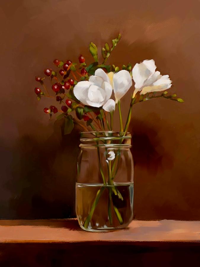 Still Life with Flowers - 72 by artist The Print Studio – Image, prints ...