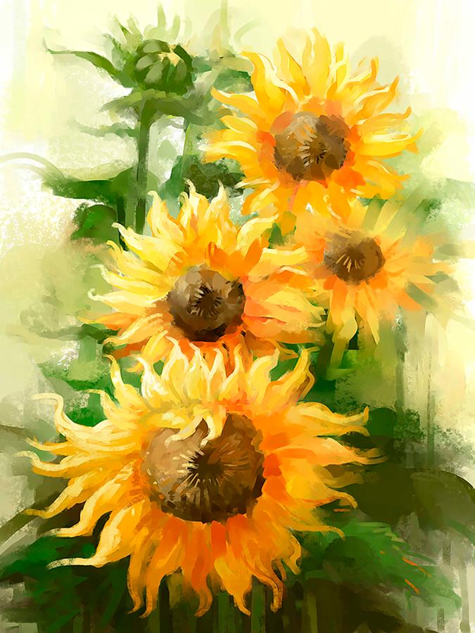 Sunflowers - 91 by artist The Print Studio – Image, prints | Mojarto