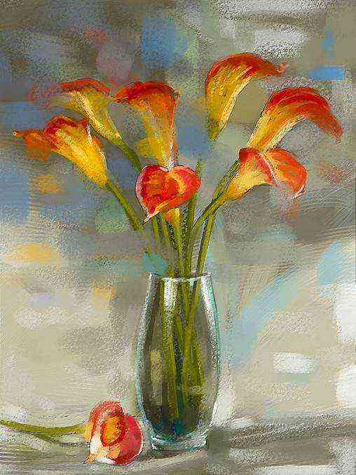 Still Life with Flowers - 115 by The Print Studio Online | Mojarto