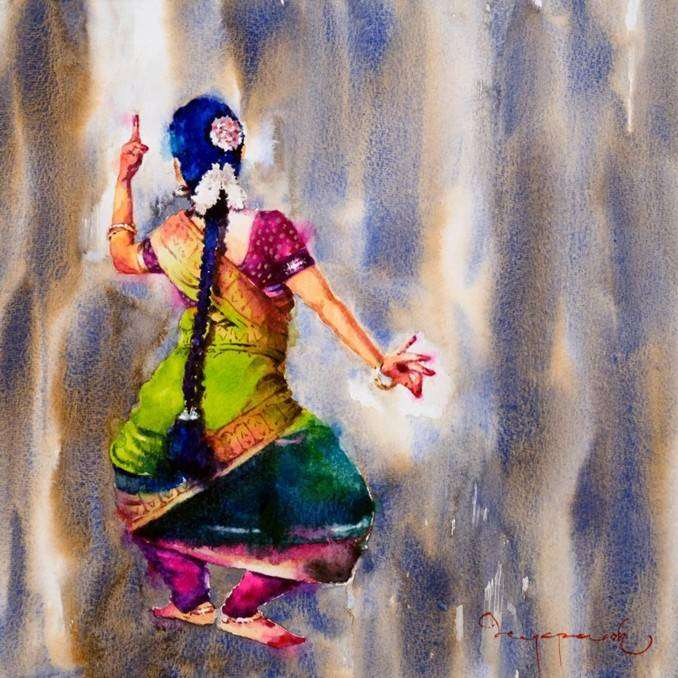 classical dancer 03 by artist Jeyaprakash M – Image, prints | Mojarto