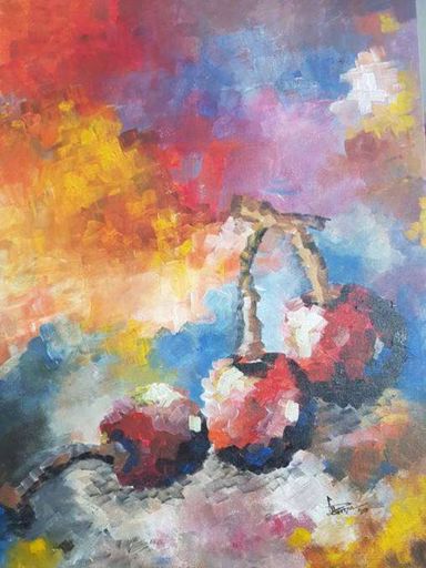 UNTITLED ABSTRACT by artist Aparna Bhatnagar – Image, Painting | Mojarto
