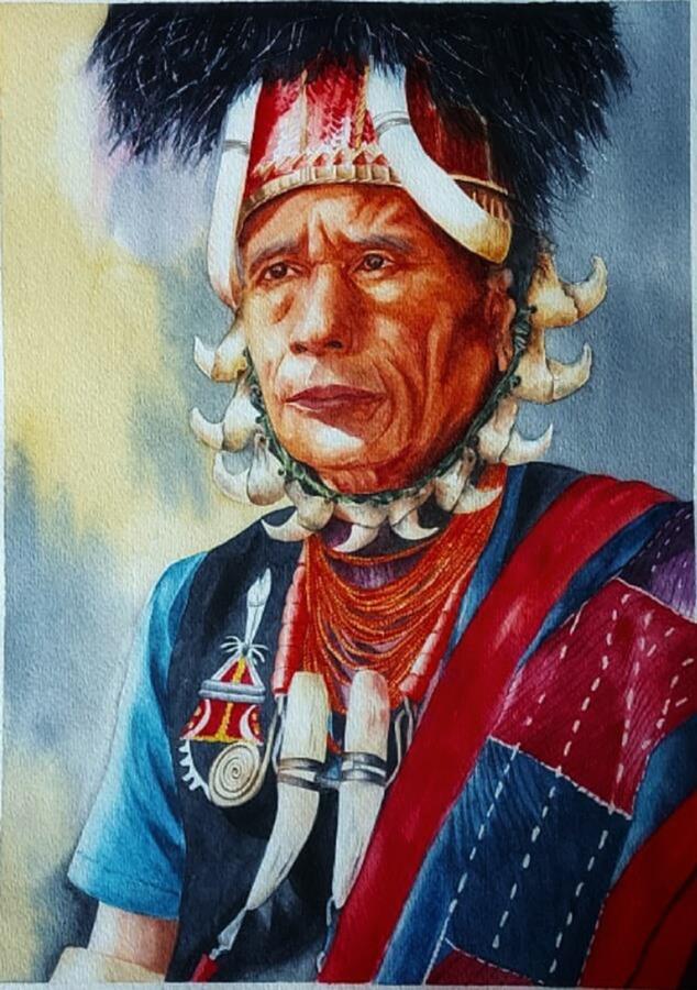 Native Colors by artist Cheryl Monis – Image, Painting | Mojarto