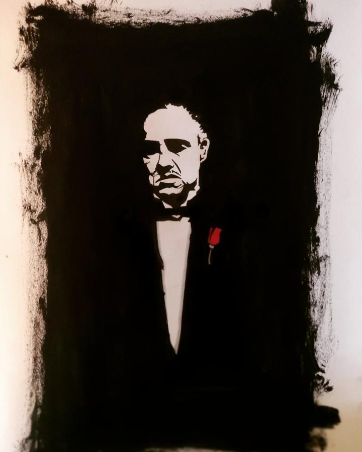 The Godfather by artist Rishi Raju – Image, Painting | Mojarto