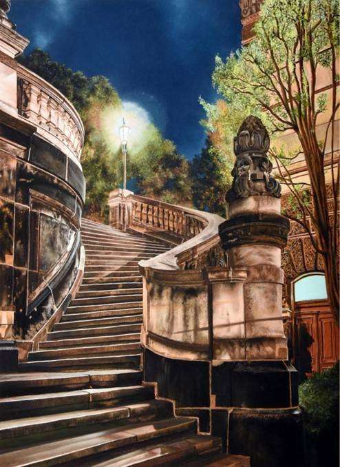 Stairway to Heaven by artist Mayank Daga – Image, Painting | Mojarto