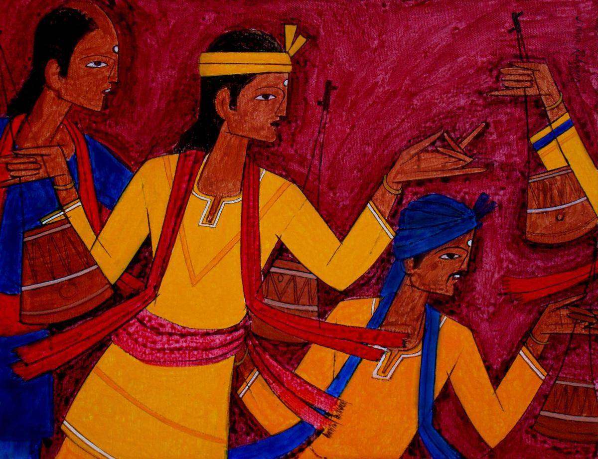 TRIBAL DANCE by artist Jiaur Rahman – Image, prints | Mojarto