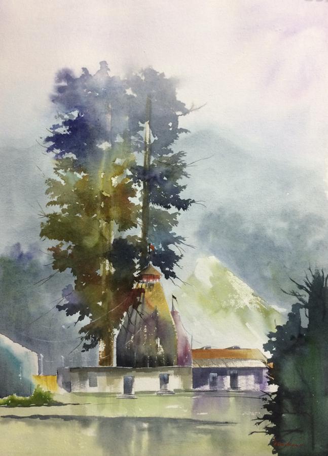 Untitled by artist Dipankar Biswas – Image, Painting | Mojarto