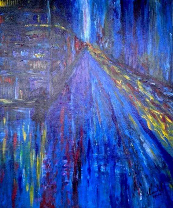 Night-life by artist Sharon Alexander – Image, prints | Mojarto