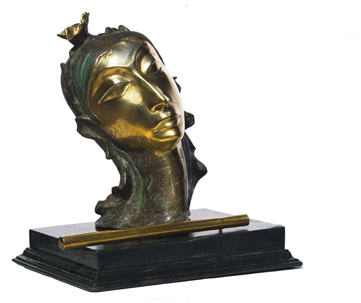 Krishna (1) by artist Sailen Ghosh – Image, Sculpture | Mojarto