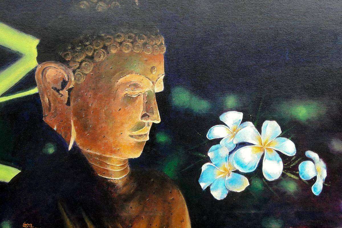 Lord Buddha-2 by artist Gagan kumar Mohanta – Image, Painting | Mojarto