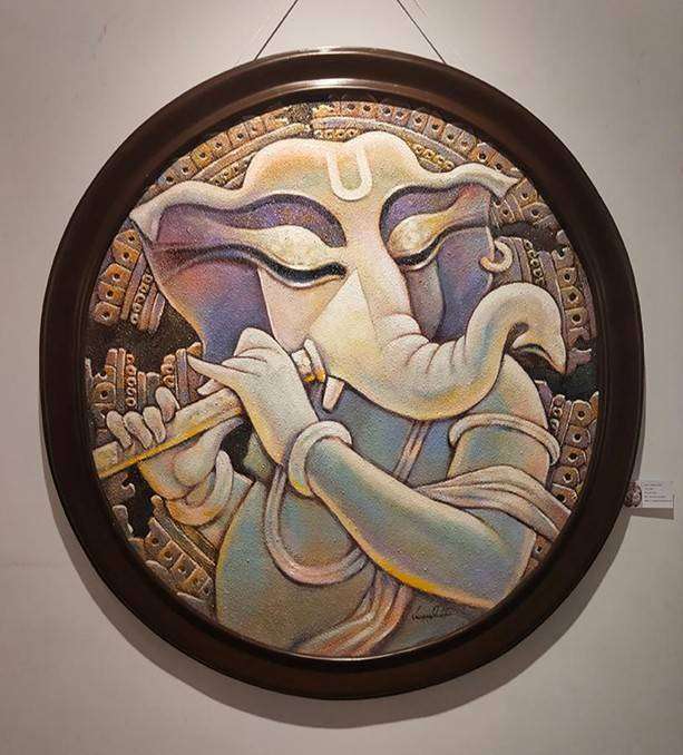 DEDICATION - II by artist Subrata Ghosh – Image, Painting | Mojarto