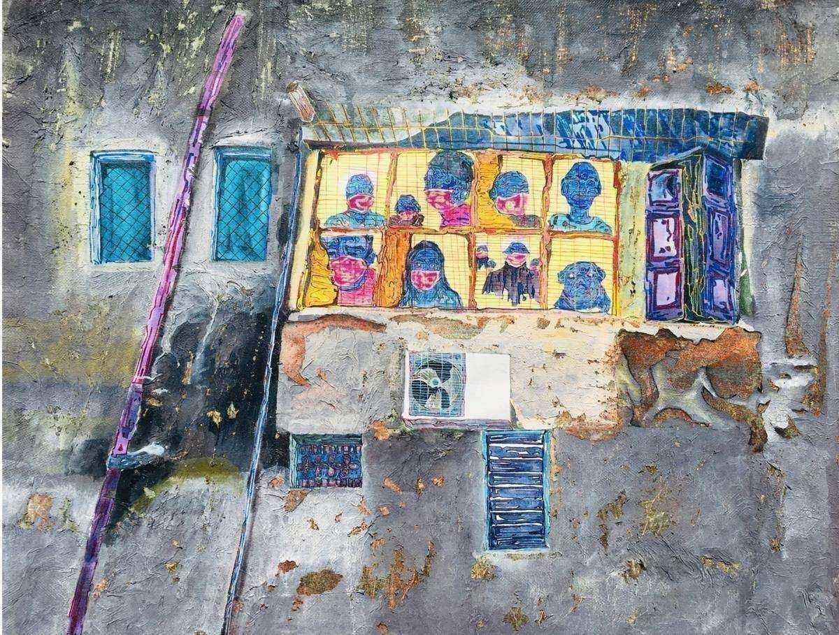 Escape to the Outer World by artist Meena Pathak – Image, Painting ...