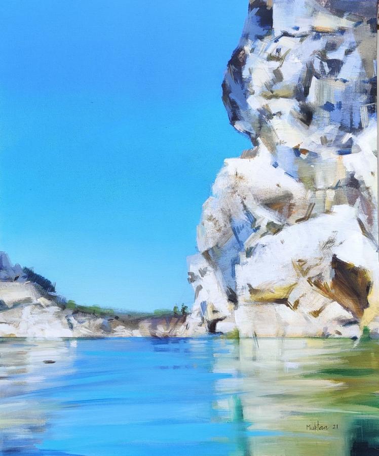 Narmade Har by artist Mukta Avachat – Image, Painting | Mojarto