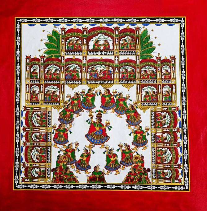 Ghoomar by artist Bhavana Saxena – Image, Painting | Mojarto