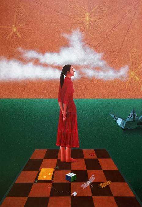 Nostalgia by artist Pradeep Unni – Image, Painting | Mojarto
