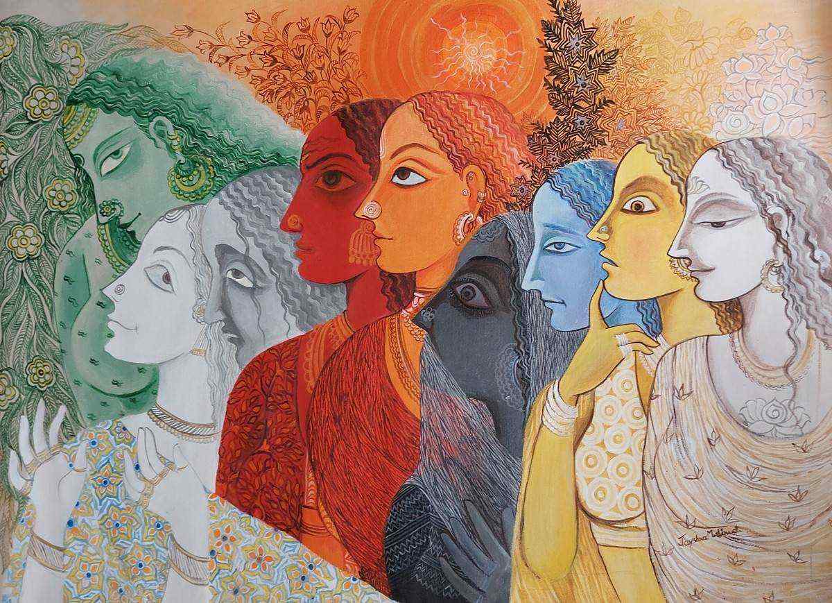 Navarasa by artist Jayshree Malimath – Image, Painting | Mojarto