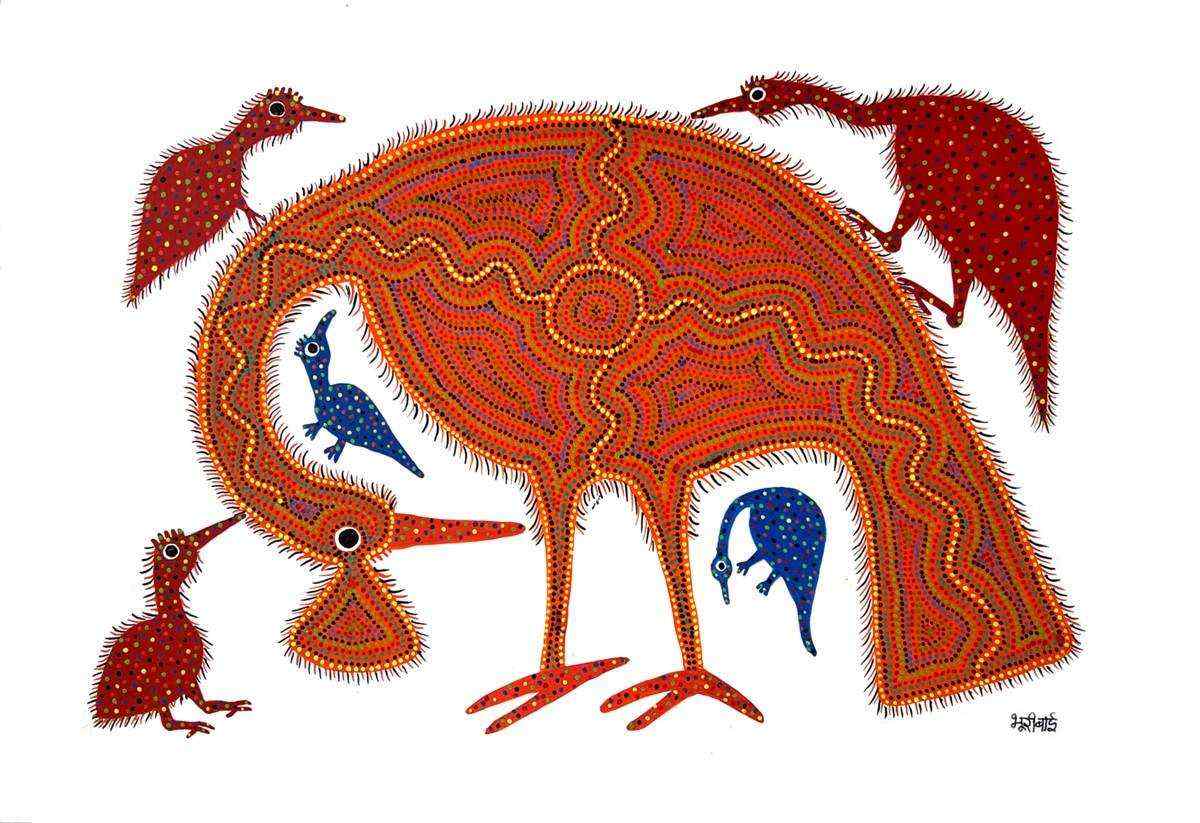 Bhil Art by artist Bhuri Bai – Image, Folk Art | Mojarto