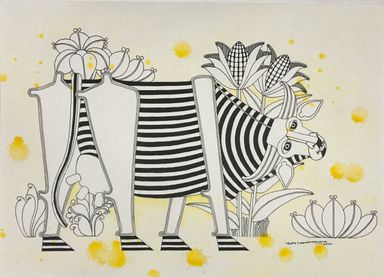 Black and White 3 by artist Kanchan Chander – Image, Drawing | Mojarto