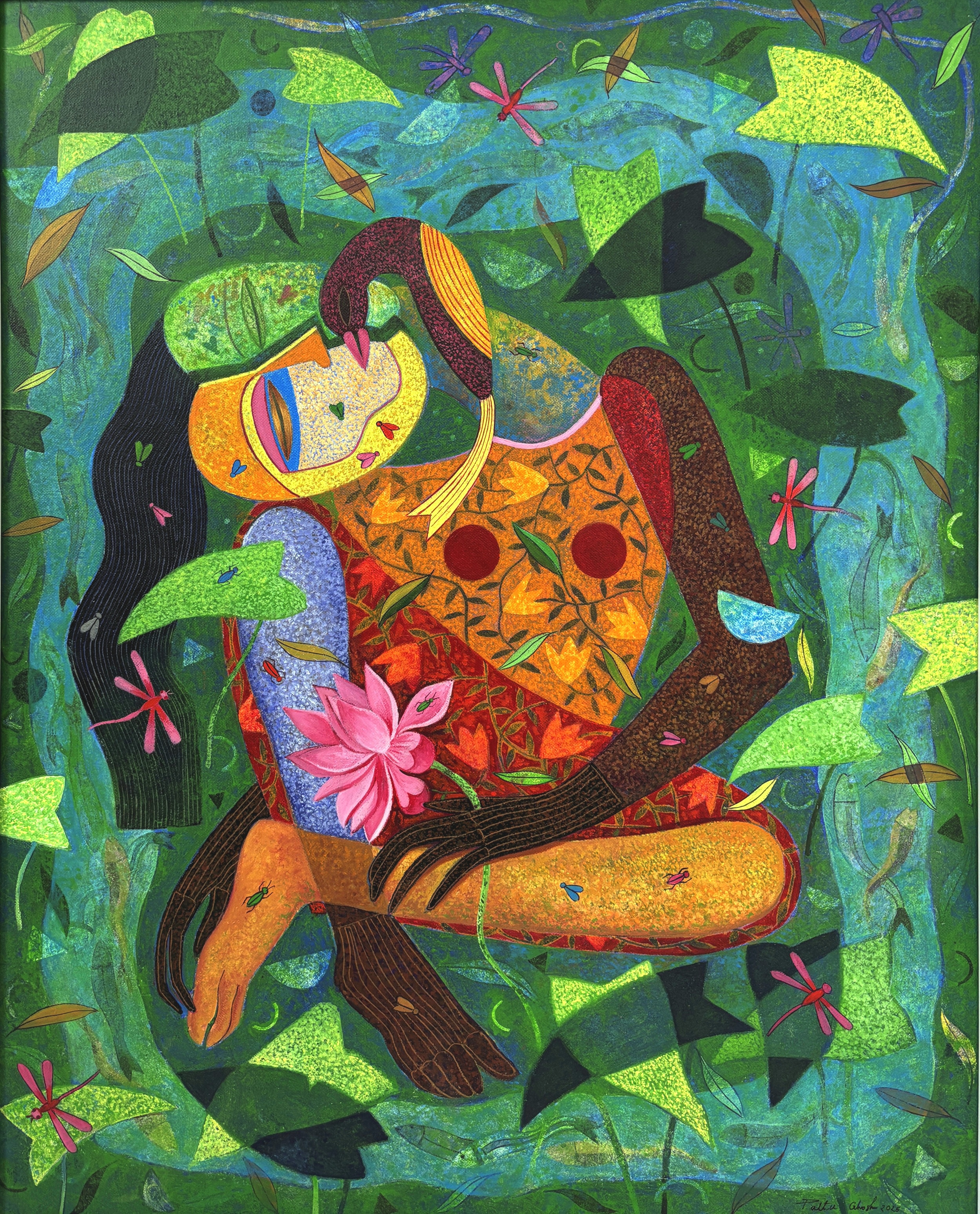 nature by artist Paltu Ghosh – Image, Painting | Mojarto