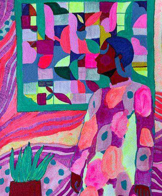 IN=OUT by artist Neha Negi – Image, Painting | Mojarto