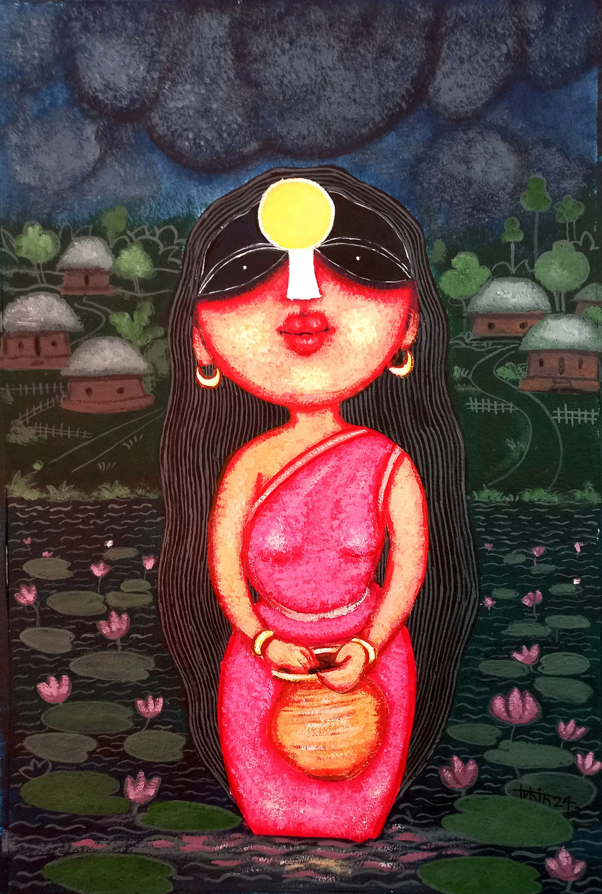 Village Girl by Tuhin Rakshit Online | Mojarto